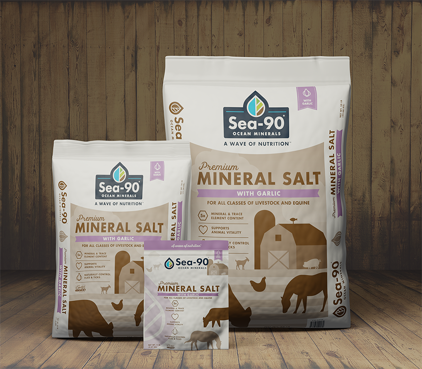 Sea-90 Premium Mineral Salt with Garlic – Sea-90 Ocean Minerals